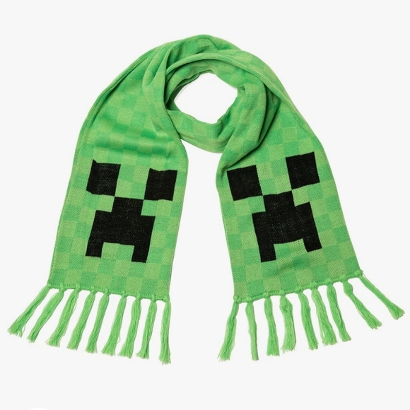 Jinx | Accessories | Minecraft Creeper Scarf Official Jinx Branded ...